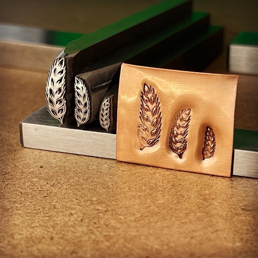 Wheat! Engraved Metal Hand Stamp. - Etsy