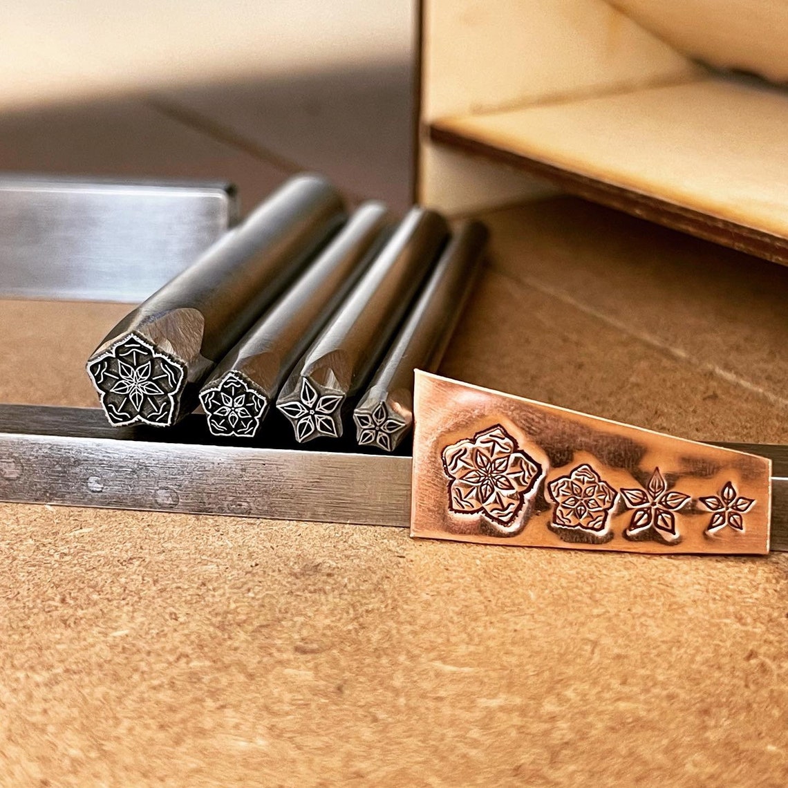 Hoya Flowers and Hoya Centers. Four Variations. Metal Hand Stamp. - Etsy