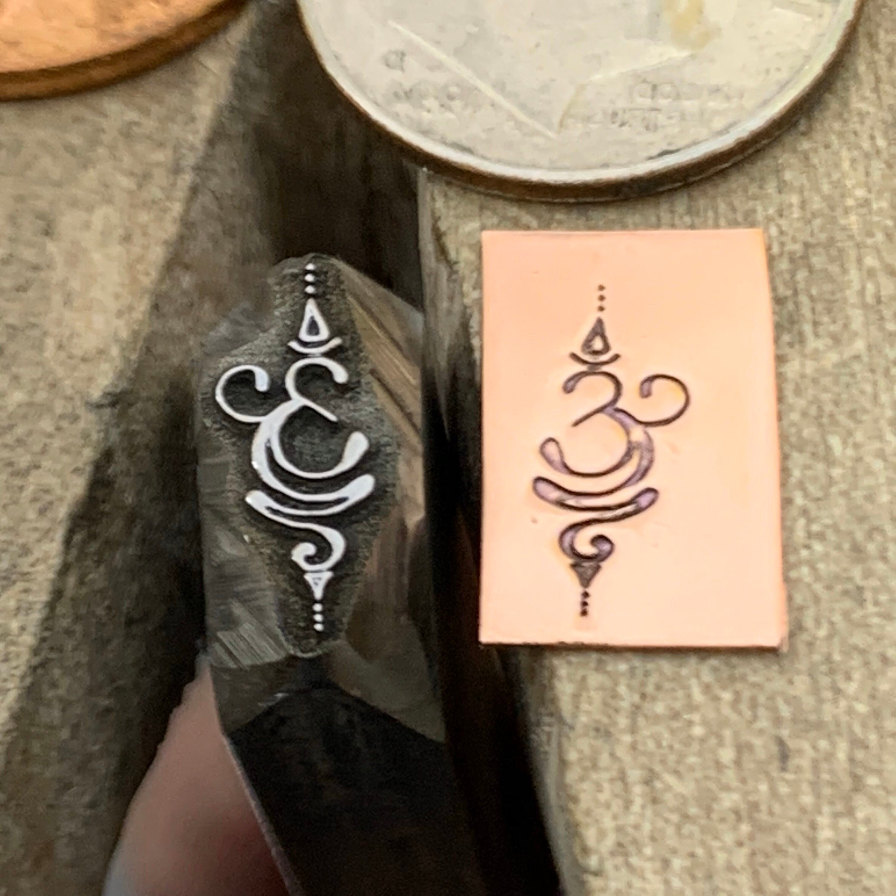 Sanskrit Breathe. 3 Sizes. Engraved Metal Hand Stamp. - Etsy