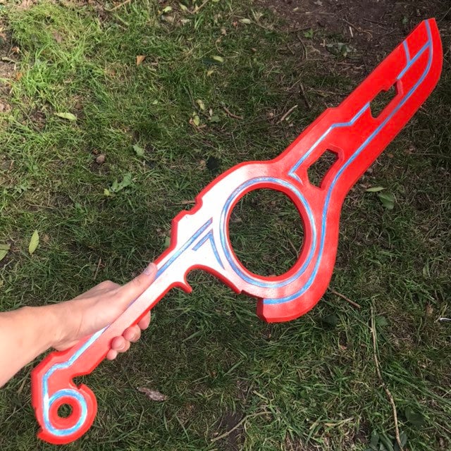 Shulk's Monado From Xenoblade Chronicles Wooden Replica | Etsy UK