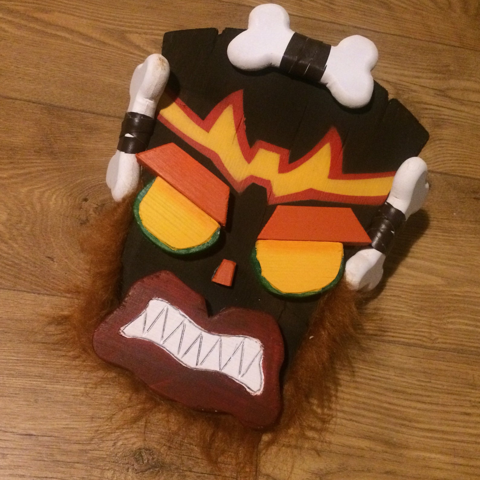 Aku Aku or Uka Uka Mask. Wooden Full Size Replica. Unofficial Game ...