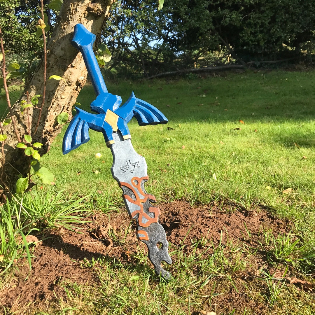 WOODEN Replica Corrupted Mastersword From the Legend of Zelda Tears of ...