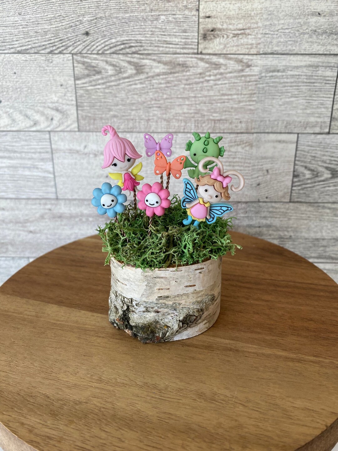 Fairy Button Display, Button Garden, Fairy Buttons, Woodland Garden ...