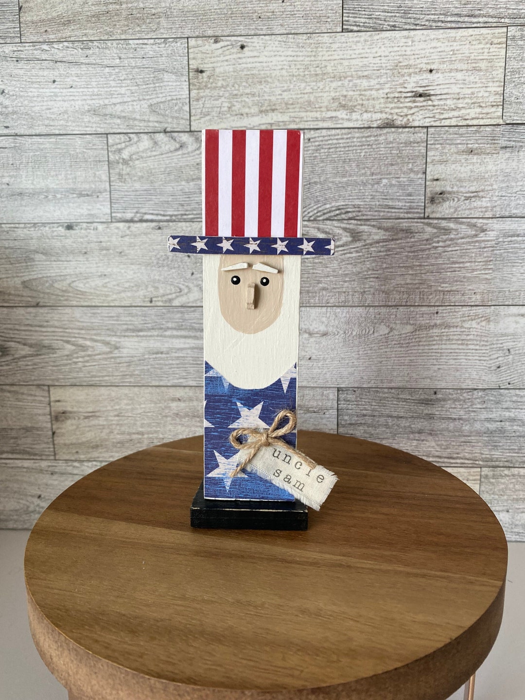 Uncle Sam Patriotic Uncle Sam Wood Uncle Sam Patriotic - Etsy