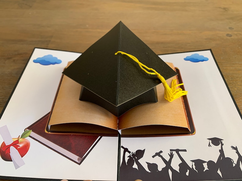 Graduation Hat Pop up Card - Etsy