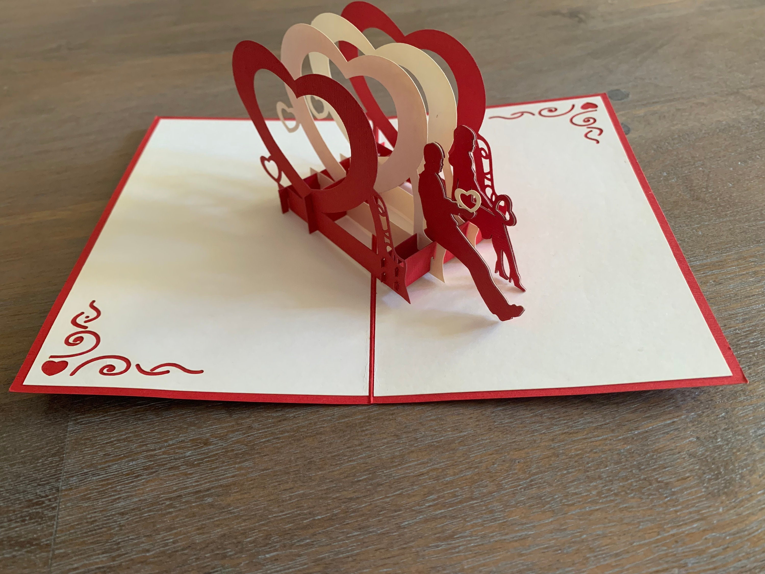 Heart Pop up Card - Etsy