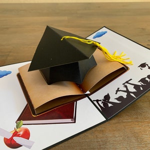 Graduation Hat Pop up Card - Etsy