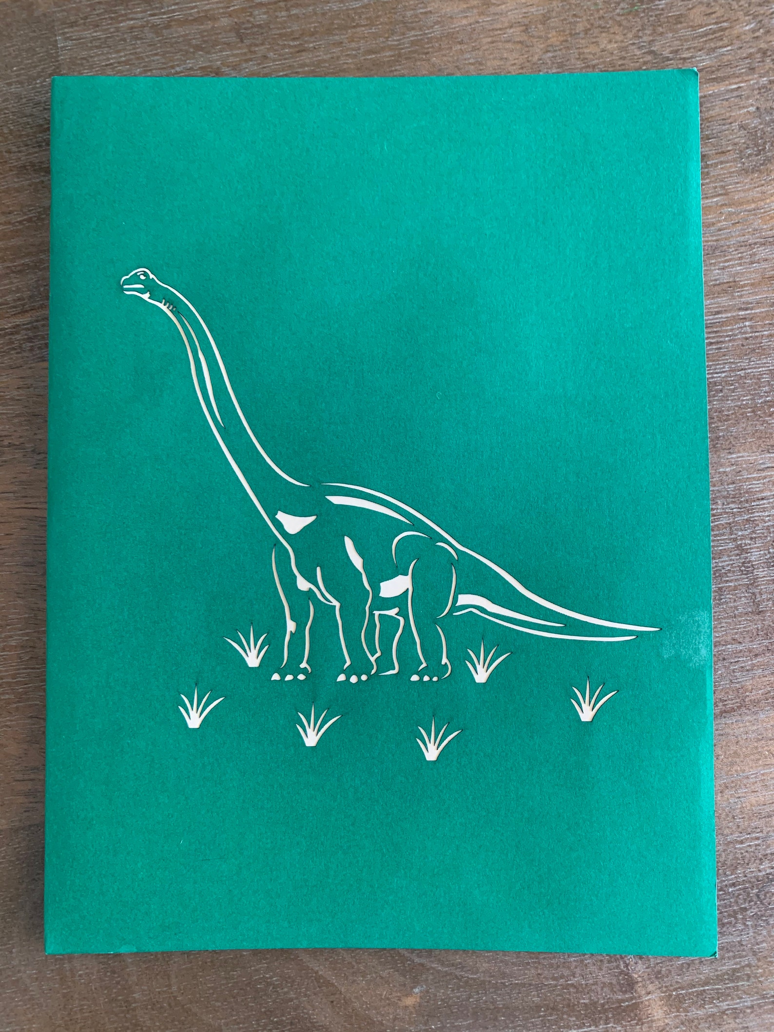 3D Dinosaur Pop up Card (barosaurus) - Etsy