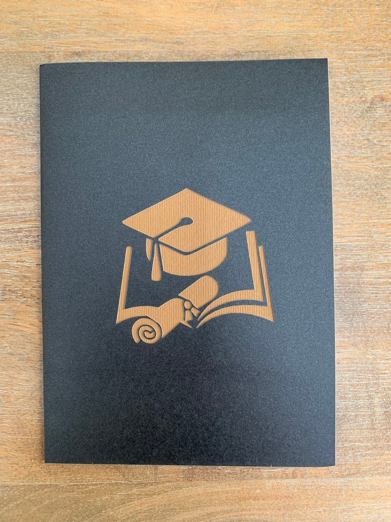 Graduation Hat Pop up Card - Etsy
