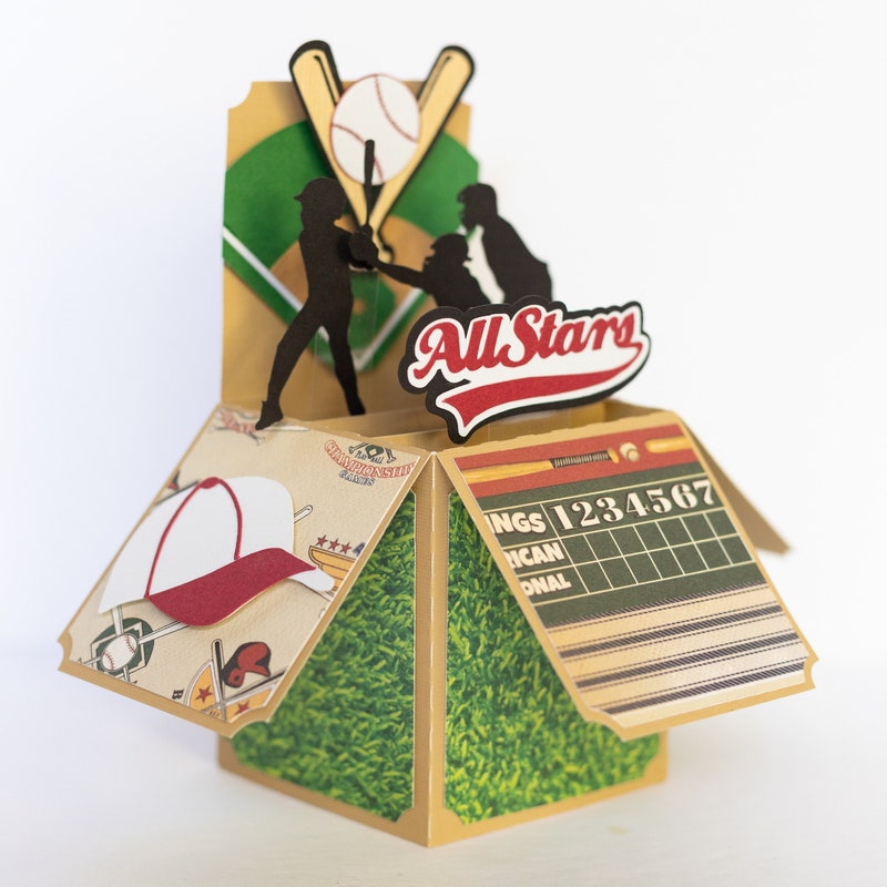 Baseball Pop up Cards - Etsy