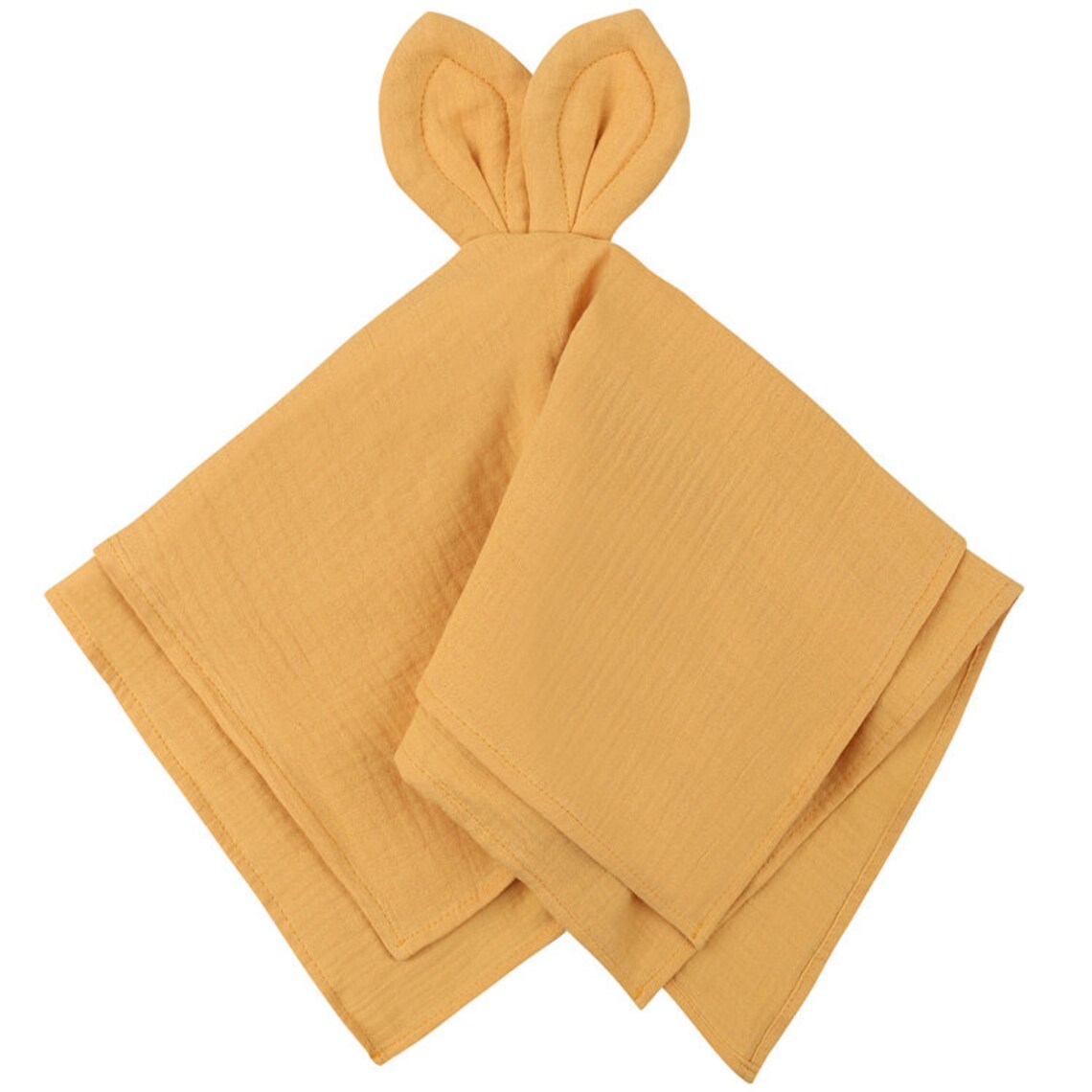 Bunny Rabbit Security Blanket Muslin Cotton Organic Lovey - Etsy