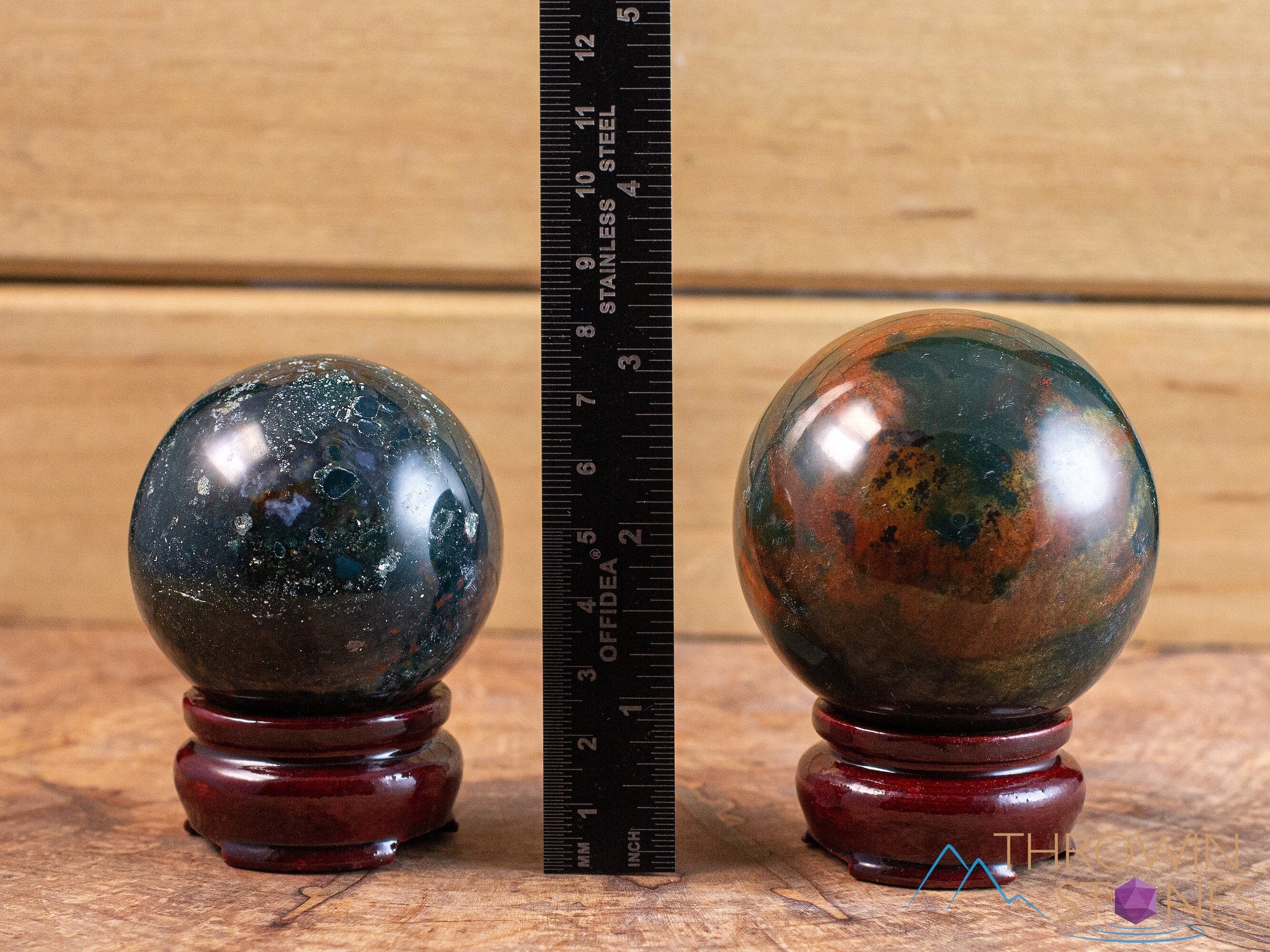 HELIOTROPE BLOODSTONE Crystal Sphere Large Crystal Ball - Etsy
