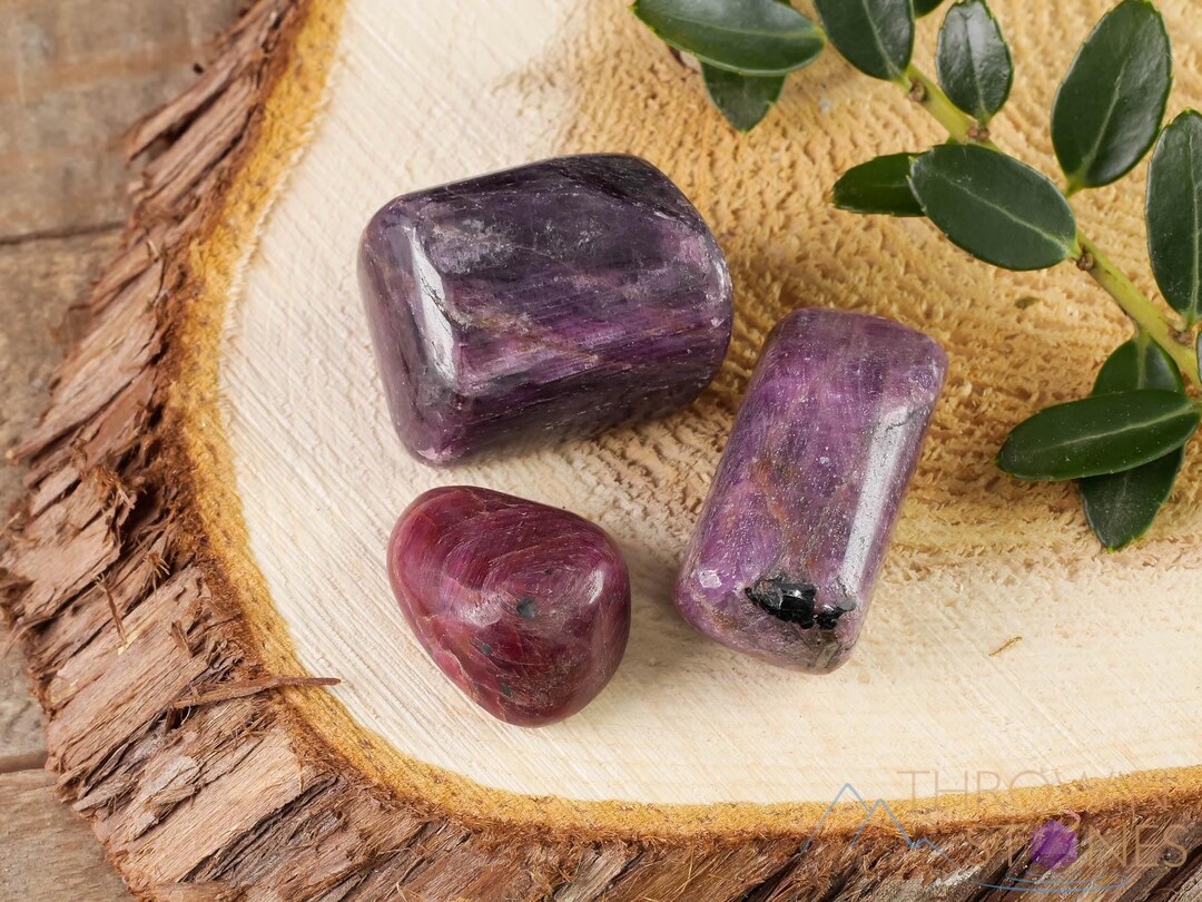 RUBY Tumbled Stones - Tumbled Crystals, Birthstone, Self Care, Healing ...