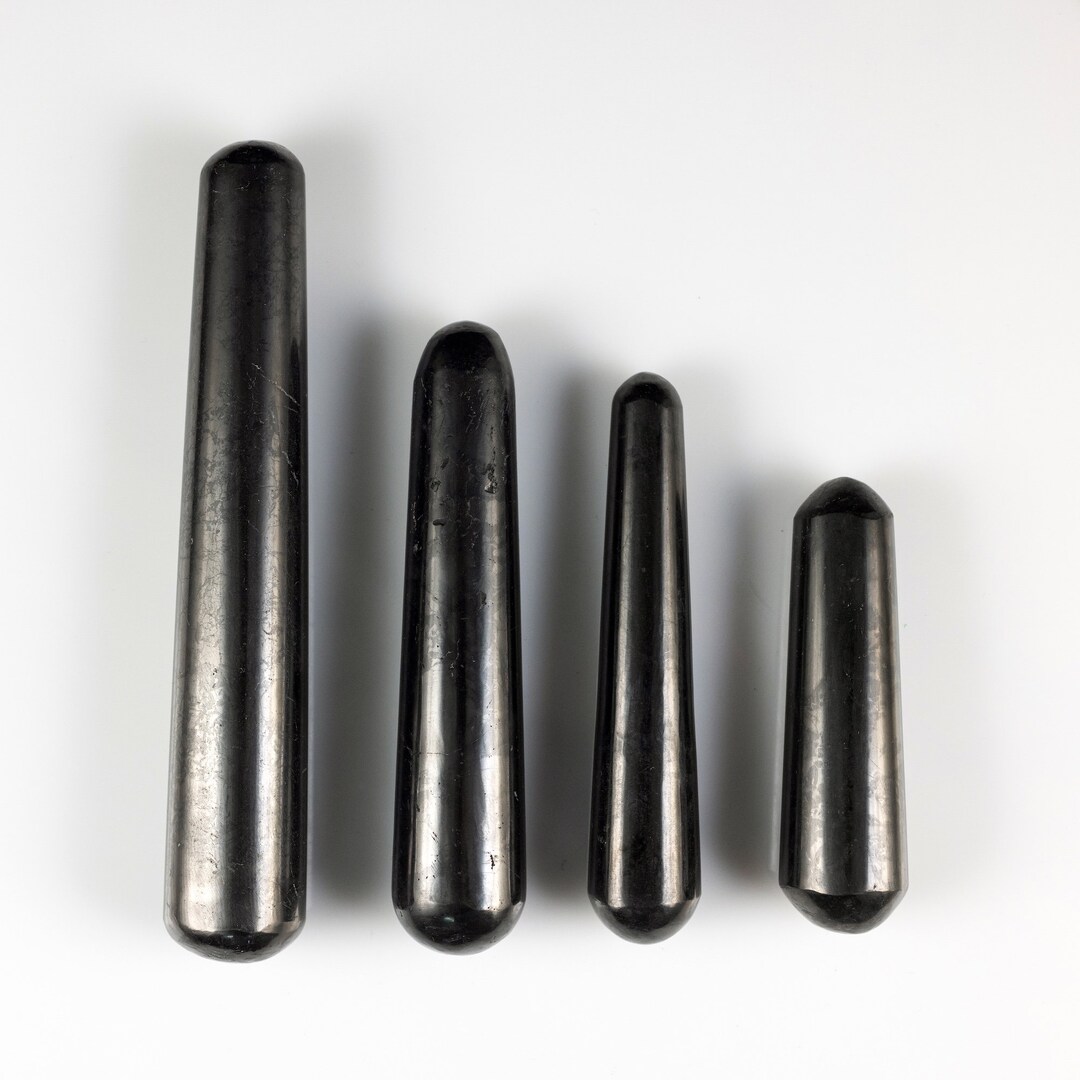SHUNGITE Crystal Massage Wand - Crystal Wand, Self Care, Healing ...