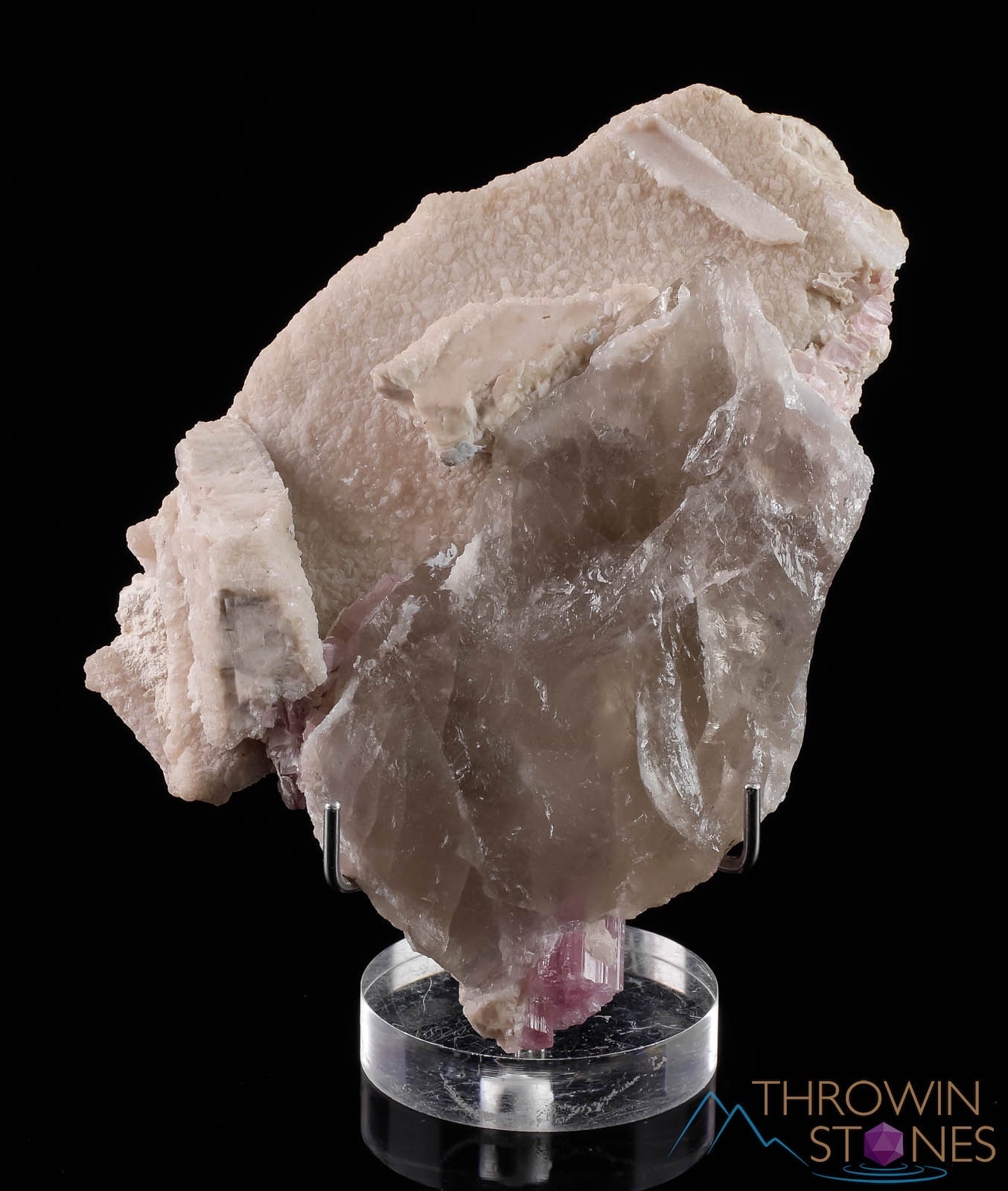 TOURMALINE Elbaite Pink on Matrix Raw Crystal Cluster - Etsy