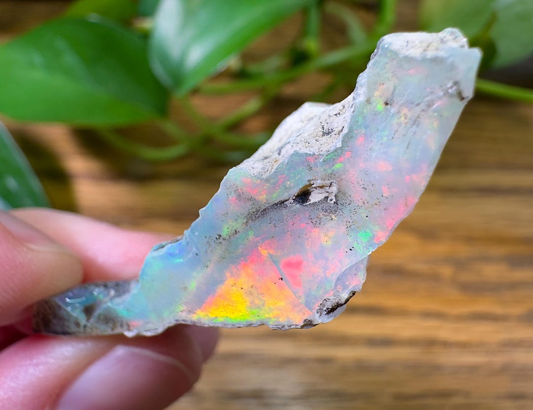 OPAL Raw Crystal - 4A, Cutting Grade - Raw Opal Crystal, October ...