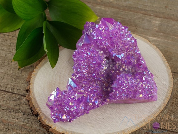 AURA QUARTZ Ruby Pink Rainbow Quartz Crystal Crystal - Etsy