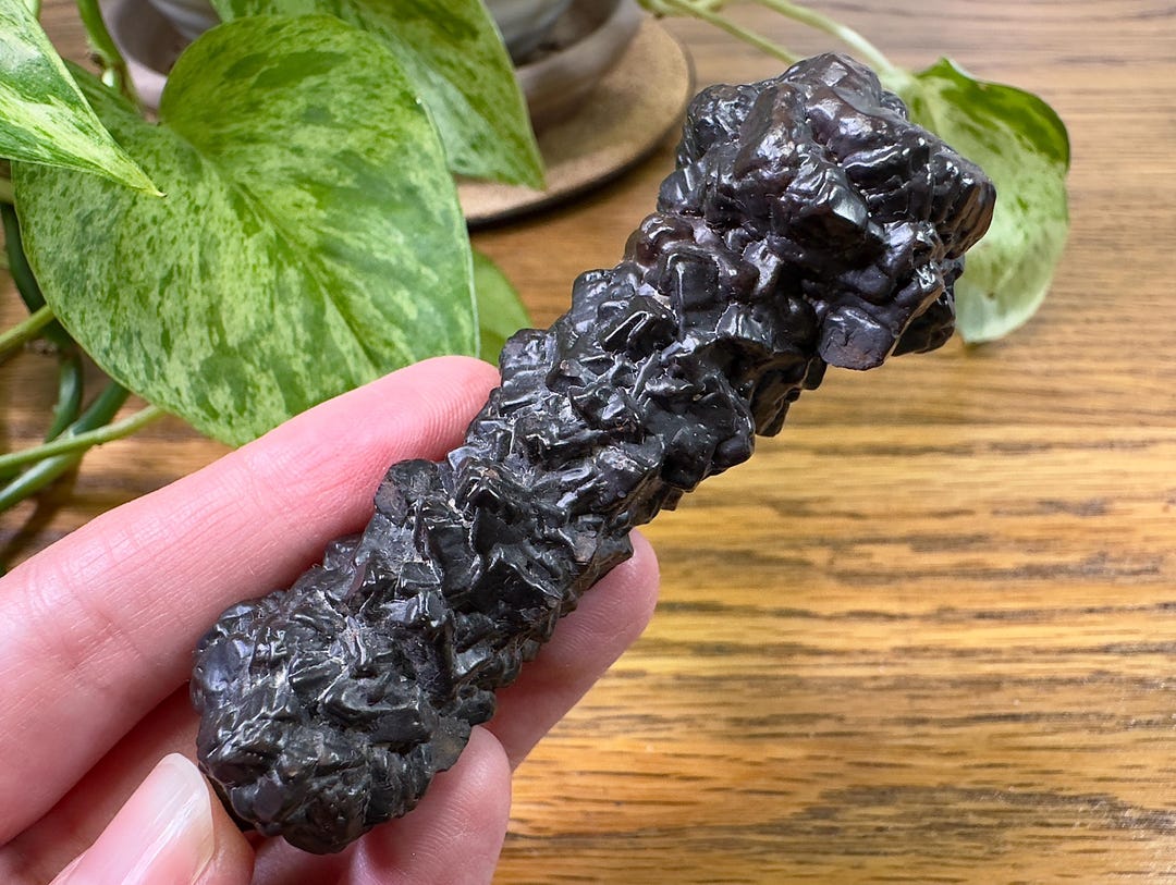 Raw PROPHECY Stone - Elongated, Limonite & Hematite - Rare Crystals and ...