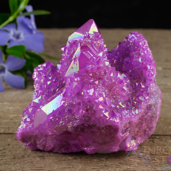 Ruby Aura Quartz - Etsy