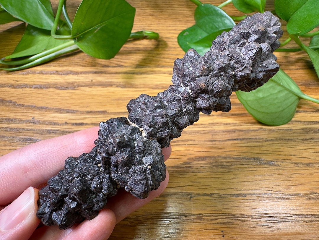 Raw PROPHECY Stone - Elongated, Limonite & Hematite - Rare Crystals and ...
