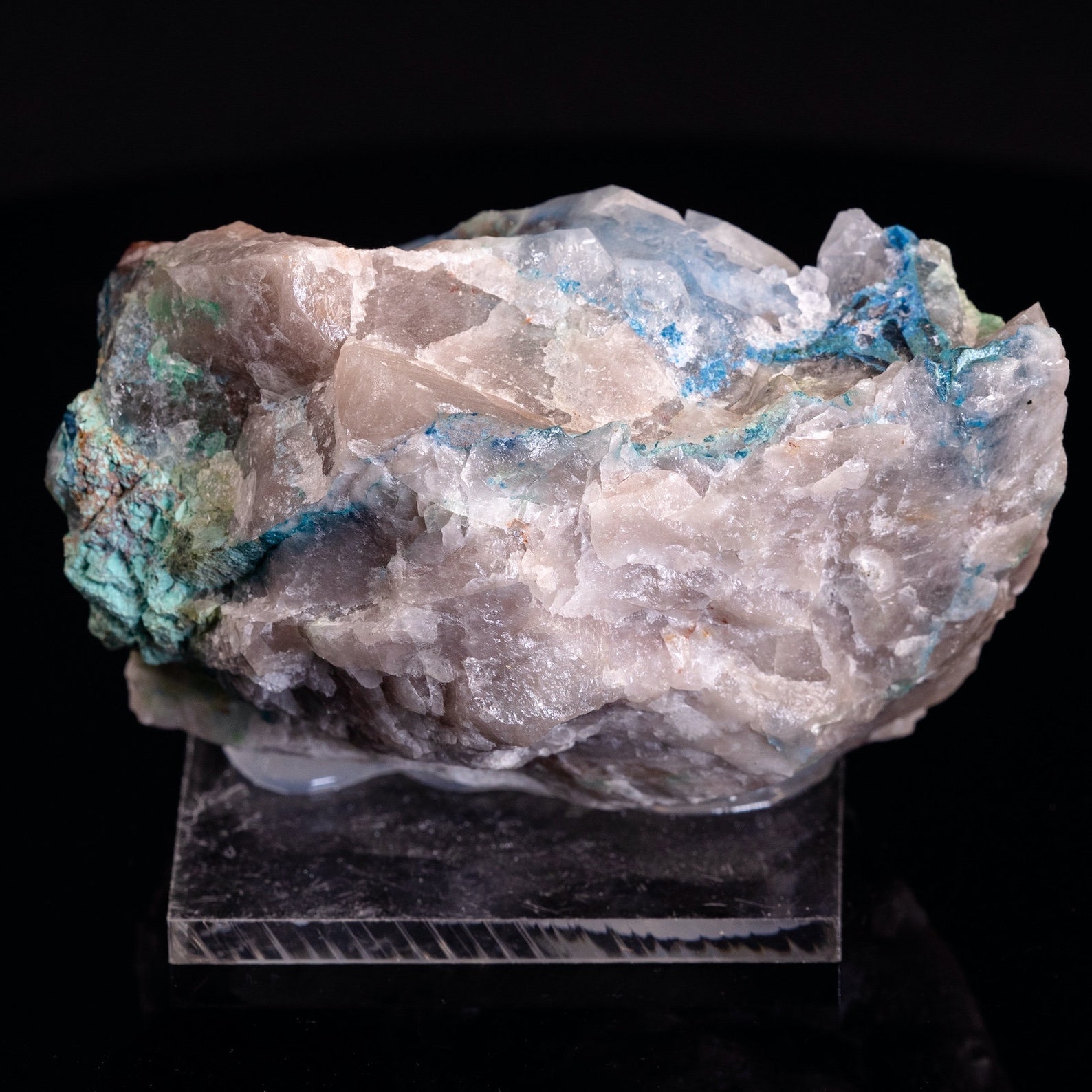 SHATTUCKITE DIOPTASE in QUARTZ Raw Crystal Cluster - Etsy