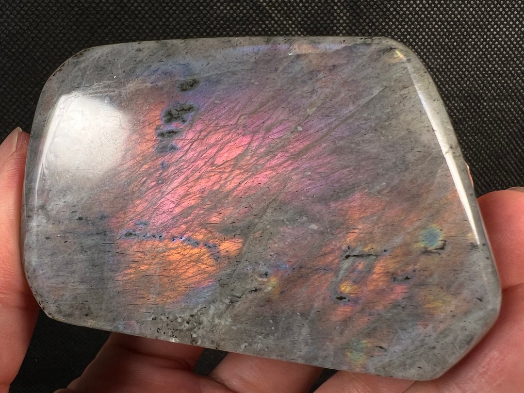 LABRADORITE Tower Multi Colored Labradorite, Tumbled Crystals, Home ...