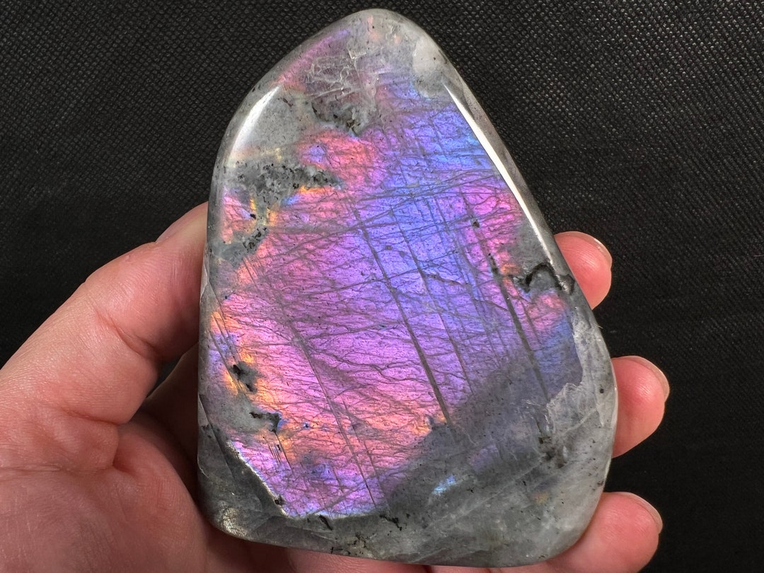 LABRADORITE Tower Multi Colored Labradorite, Tumbled Crystals, Home ...