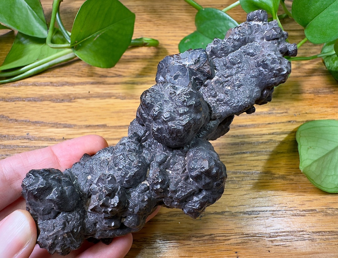 Raw PROPHECY Stone - Elongated, Limonite & Hematite - Rare Crystals and ...