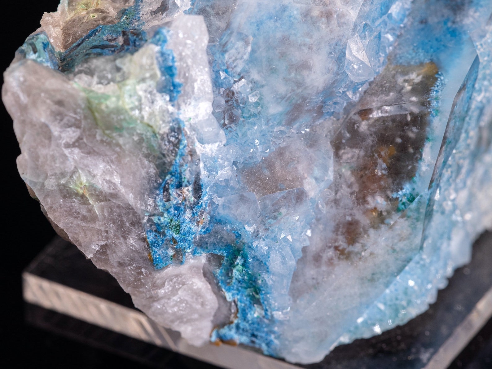 SHATTUCKITE DIOPTASE in QUARTZ Raw Crystal Cluster - Etsy