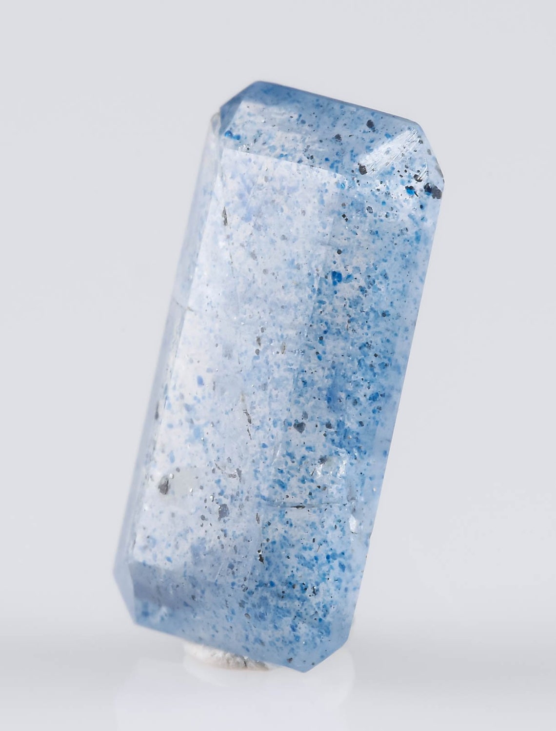 Blue Quartz LAZULITE 1CT : Emerald Cut Faceted Gemstone, Jewelry Making ...