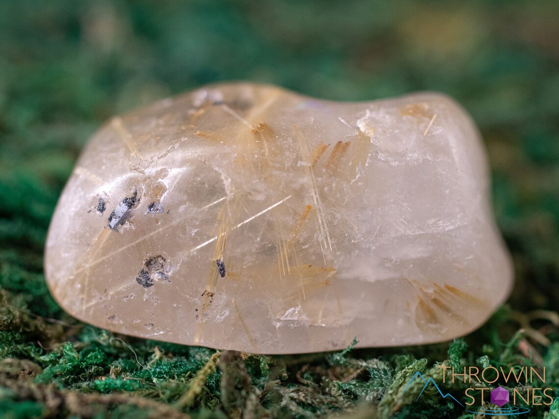 GOLDEN RUTILATED QUARTZ Tumbled Stones Tumbled Crystals | Etsy