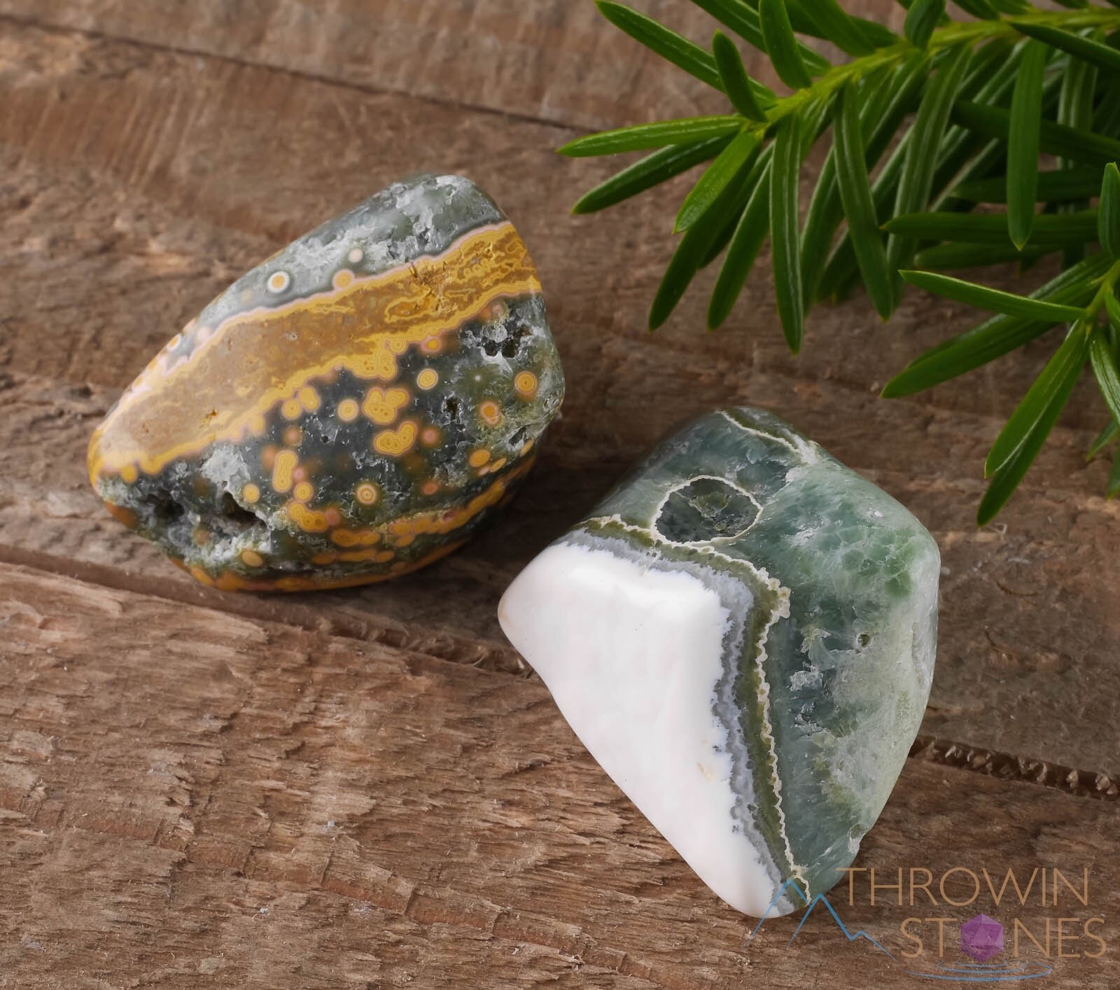 OCEAN JASPER Tumbled Stones Tumbled Crystals Self Care - Etsy