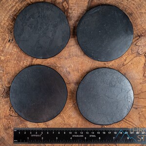 SHUNGITE Crystal Plate - Disc, Square, Hexagon, Irregular Quality - EMF ...