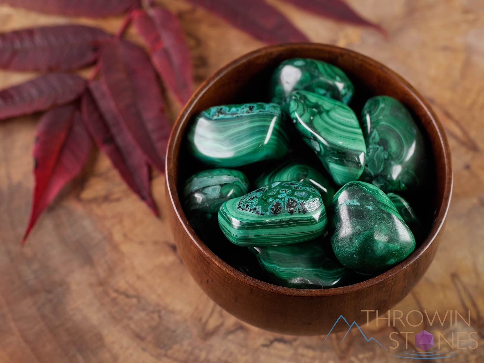 MALACHITE Tumbled Stone Tumbled Crystals Self Care Unique | Etsy