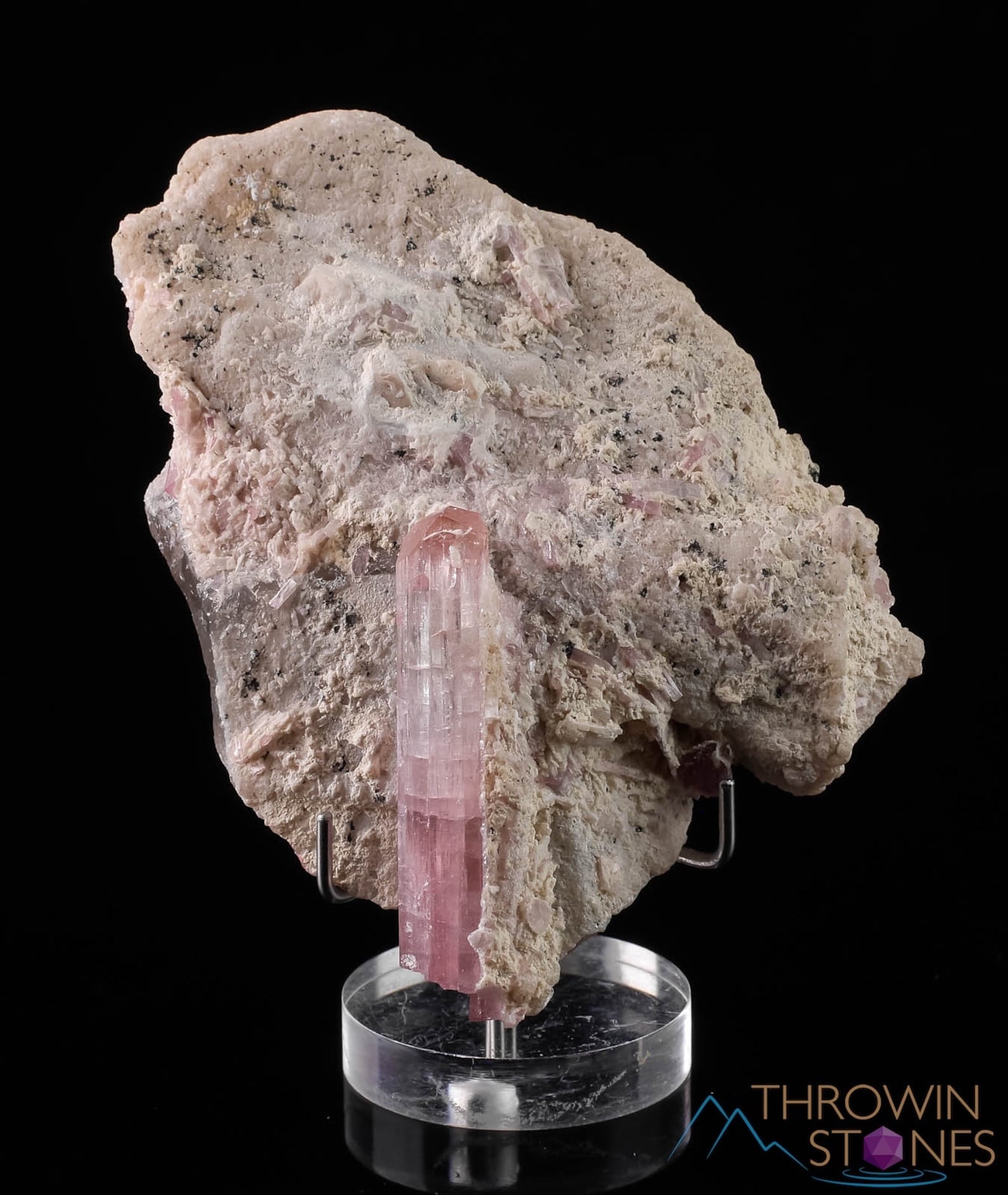 TOURMALINE Elbaite Pink on Matrix Raw Crystal Cluster - Etsy