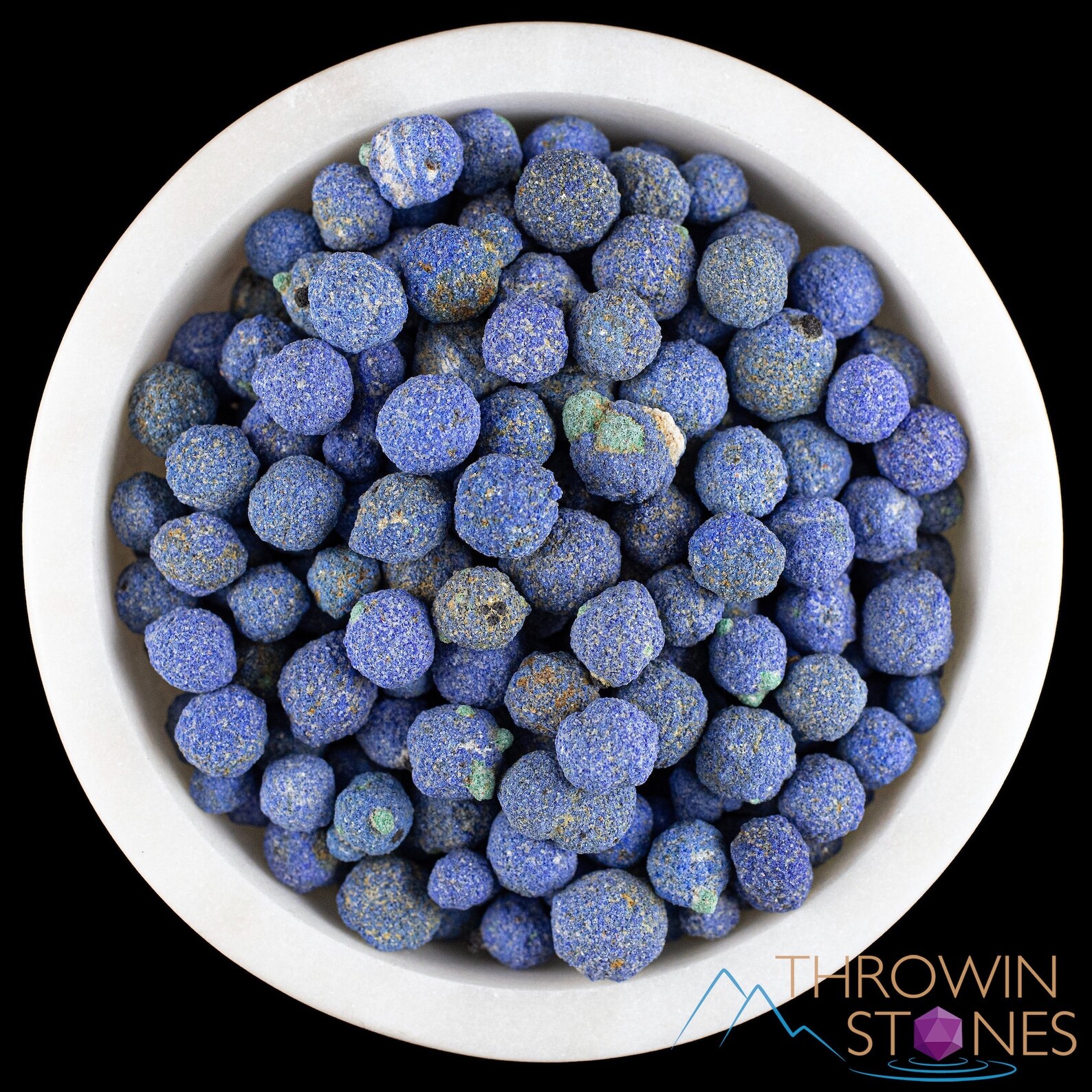 AZURITE Blueberries Raw Crystals Raw Crystals and Stones | Etsy