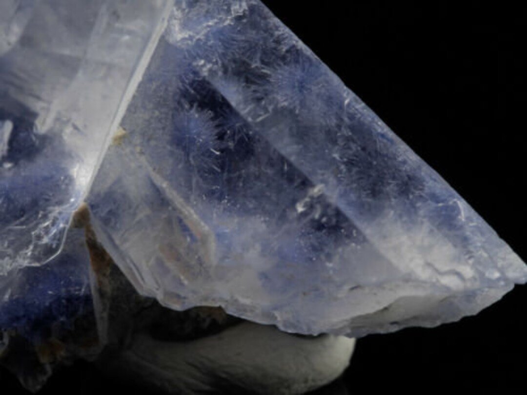 Raw DUMORTIERITE Acicular in QUARTZ Crystal Metaphysical, Raw Rocks and ...