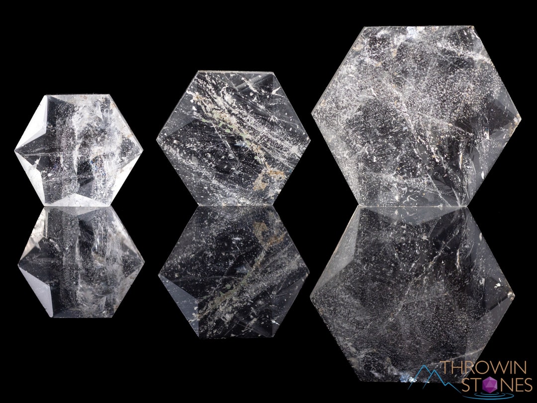 QUARTZ Crystal Prism Hexagon - Sacred Geometry, Metaphysical, Healing ...