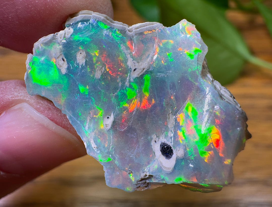 OPAL Raw Crystal - 4A, Cutting Grade - Raw Opal Crystal, October ...