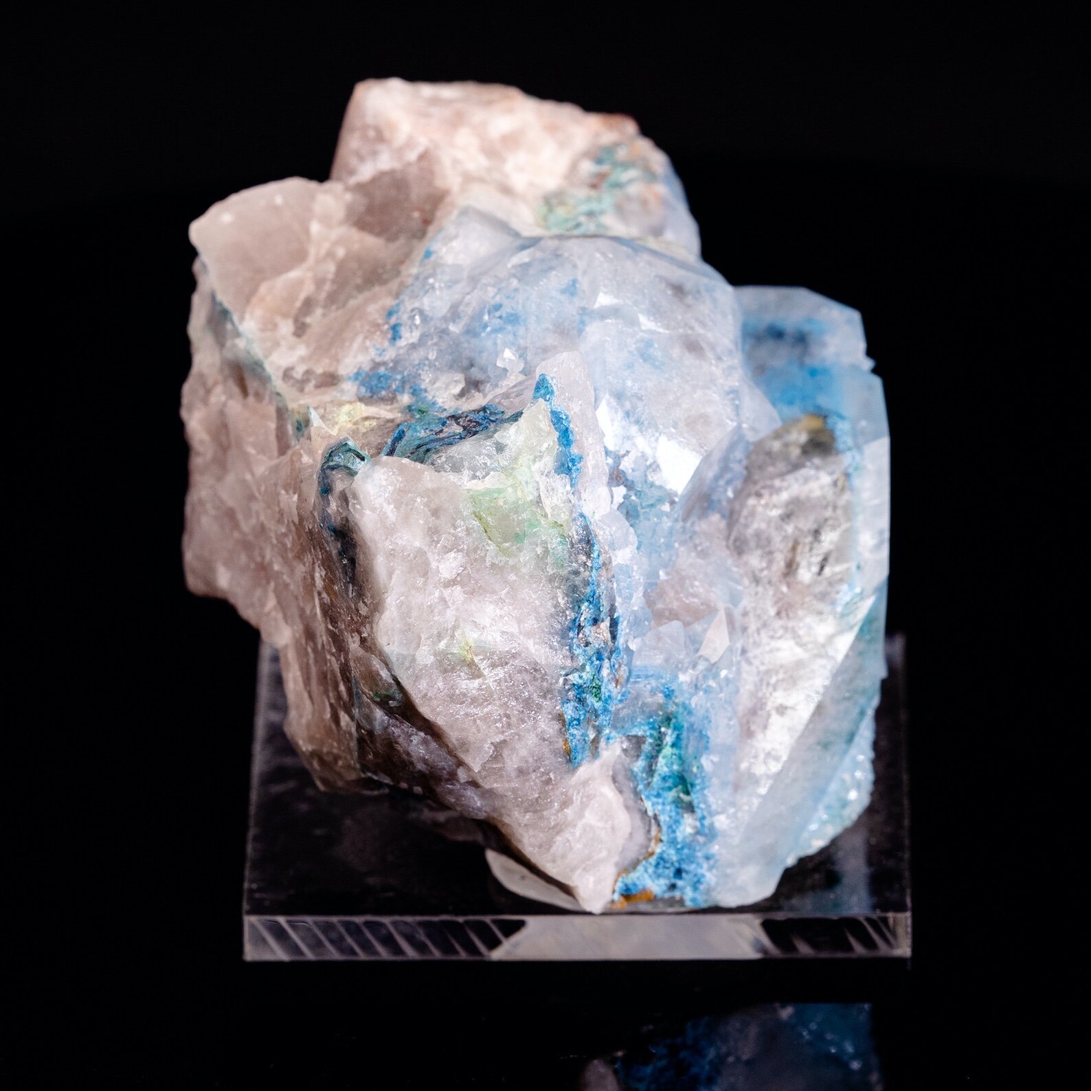 SHATTUCKITE DIOPTASE in QUARTZ Raw Crystal Cluster - Etsy