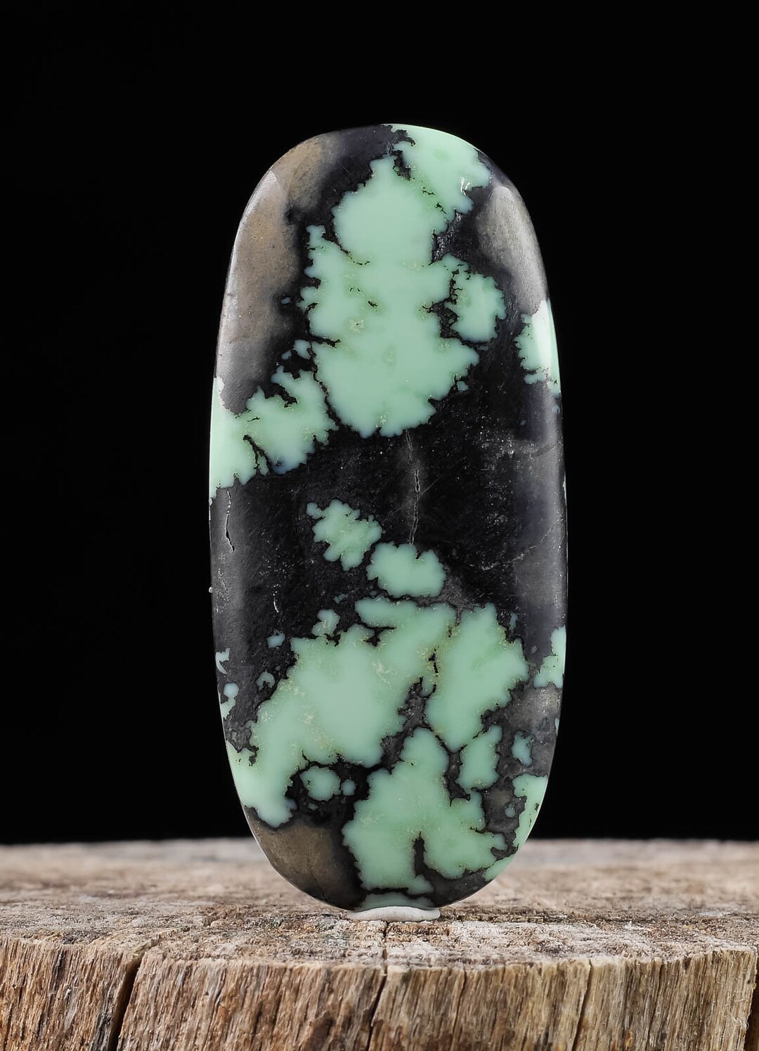Turquoise VARISCITE Crystal Cabochon - Oval - Gemstones, Jewelry Making ...