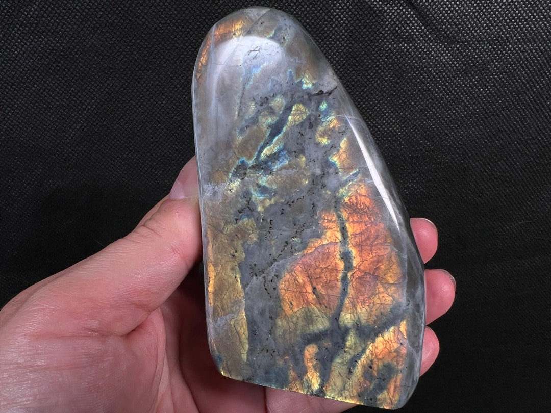 LABRADORITE Tower - Multi Colored Labradorite, Tumbled Crystals, Home ...
