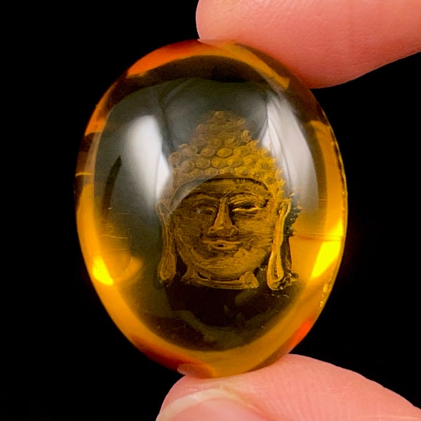 Amber Buddha Statue - Etsy