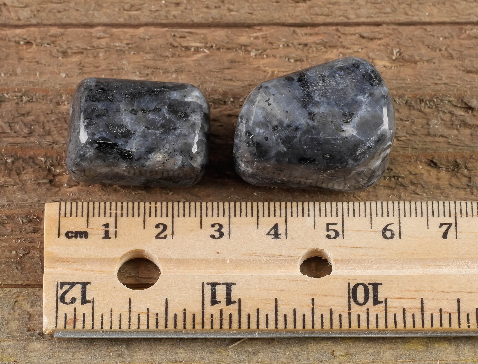 LARVIKITE Tumbled Stones Black Moonstone Tumbled Crystals - Etsy