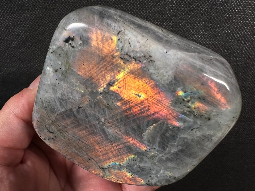 LABRADORITE Tower Multi Colored Labradorite, Tumbled Crystals, Home ...