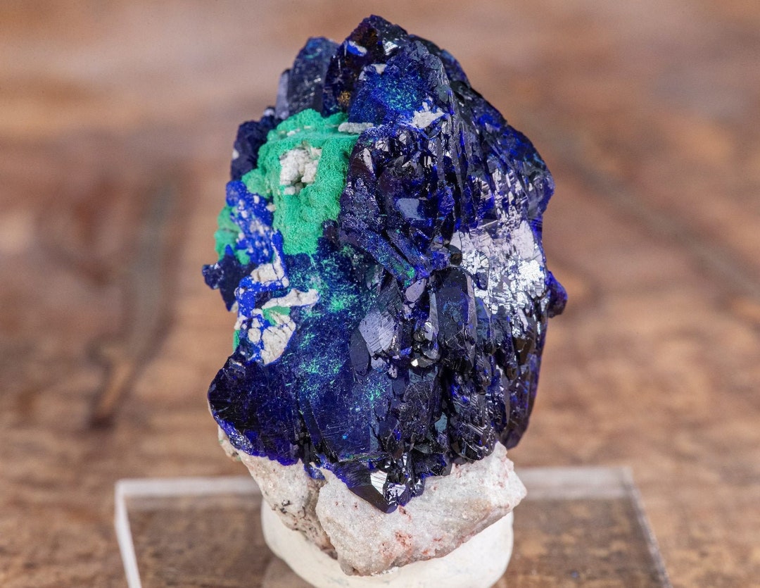 Raw AZURITE Crystal Cluster Raw Rocks and Minerals, Home Decor, Unique ...