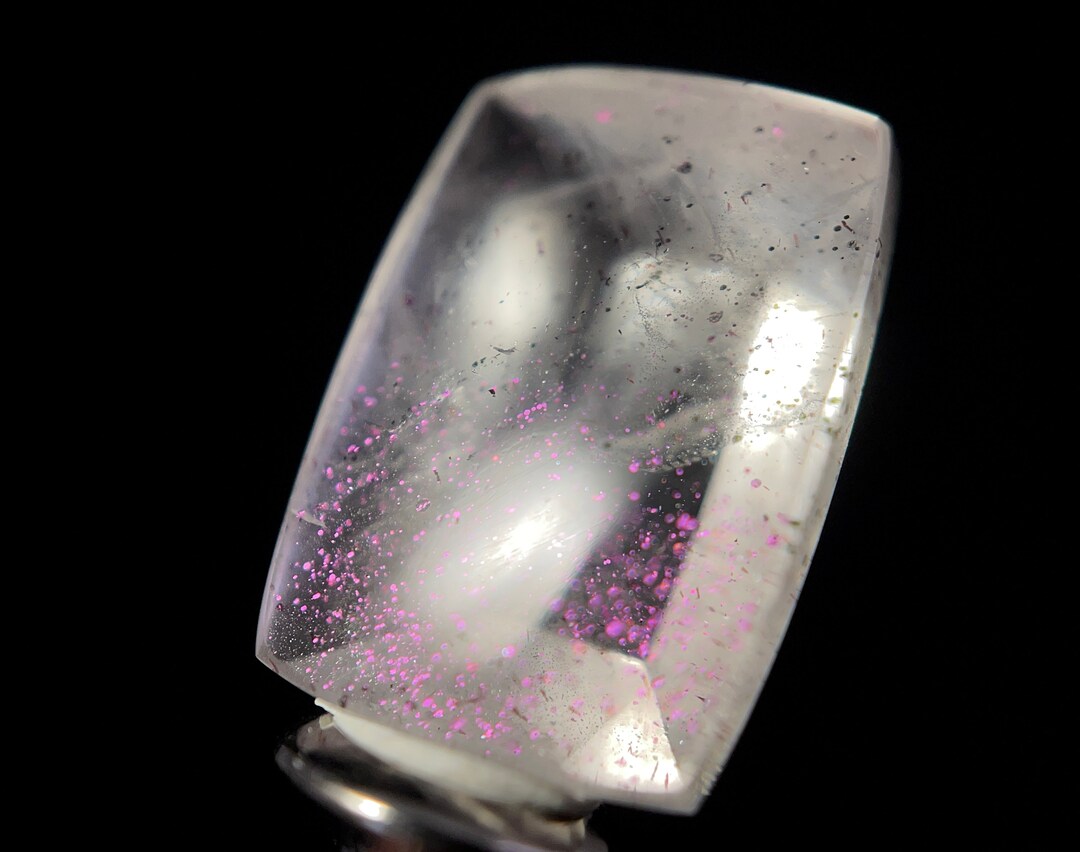 COVELLITE Pink Fire Quartz Crystal - Rectangle - Gemstones, Jewelry ...