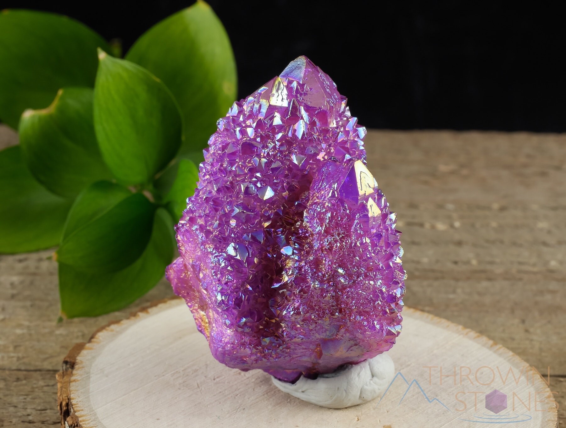 AURA QUARTZ Ruby Pink Rainbow Quartz Crystal Crystal - Etsy