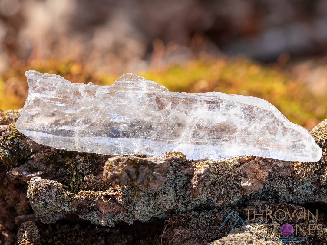 Elestial QUARTZ Sheet, Raw Crystal - Housewarming Gift, Home Decor, Raw ...