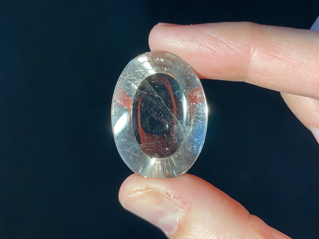 COVELLITE Pink Fire Quartz Crystal - Oval - Gemstones, Jewelry Making ...